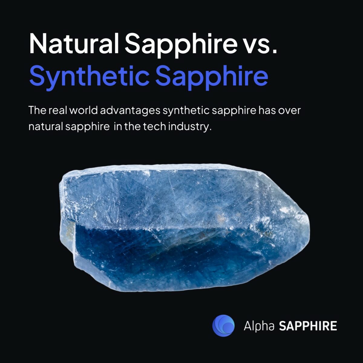 Natural Sapphire vs. Synthetic Sapphire - Alpha Sapphire